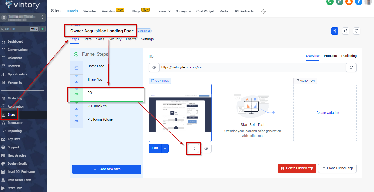 Testing ROI Calculator and Reading Results